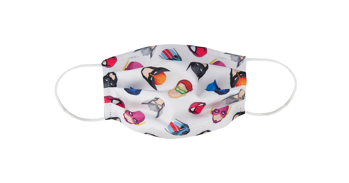 Mascarilla Higiénica Superhéroes para Niños