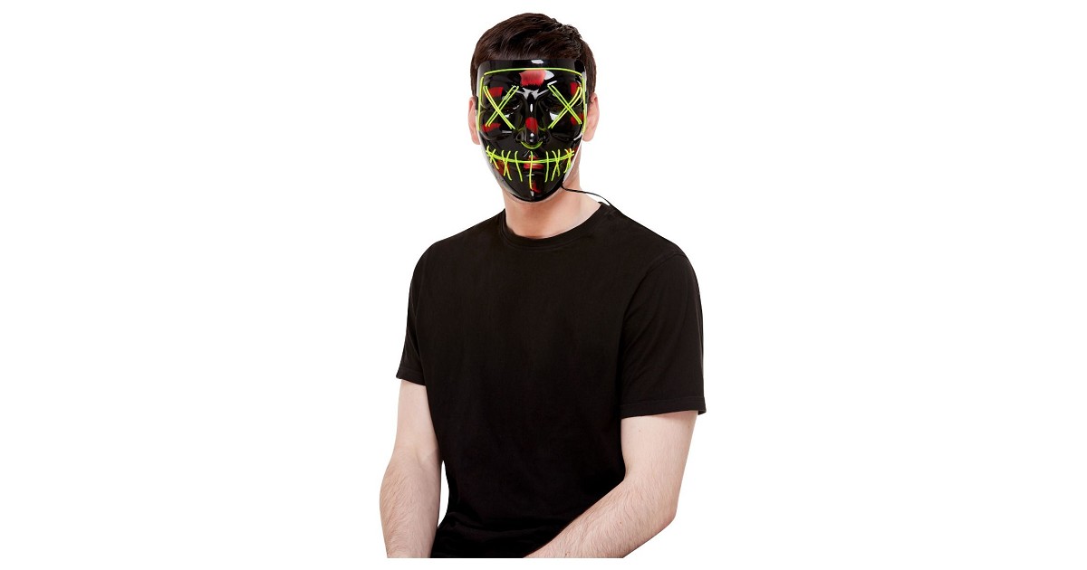 Máscara Stitch Face Mask Green Neon