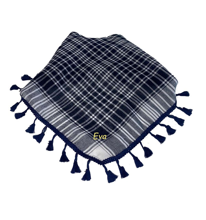 Pañuelo Fallero Borla Azul