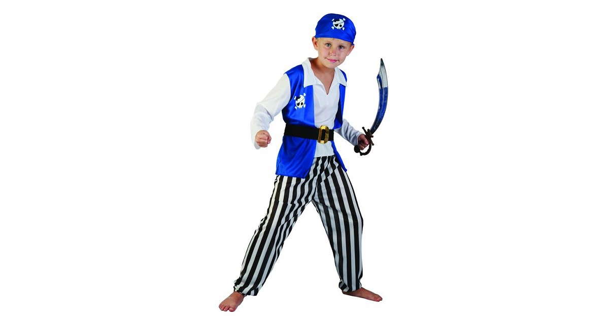 Disfraz Pirata Azul Infantil