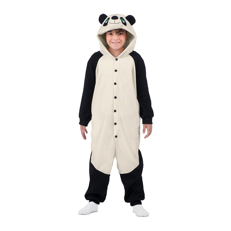 Disfraz de Oso Panda para Niños y Niñas 7-10Años