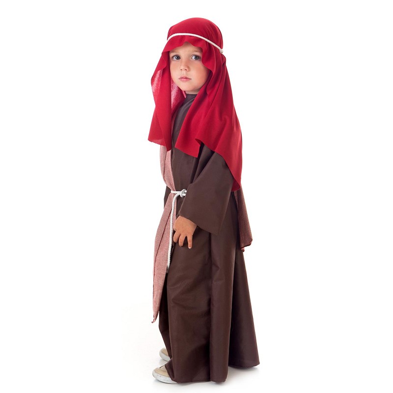 Disfraz Hebreo Manto Burdeos Infantil
