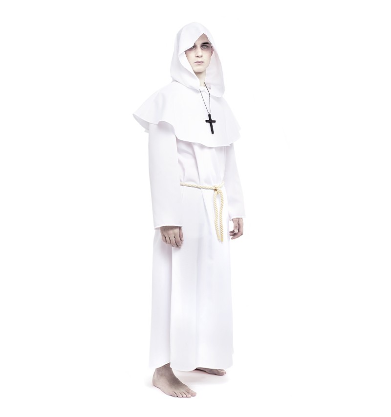 Disfraz de Monje Blanco Adulto