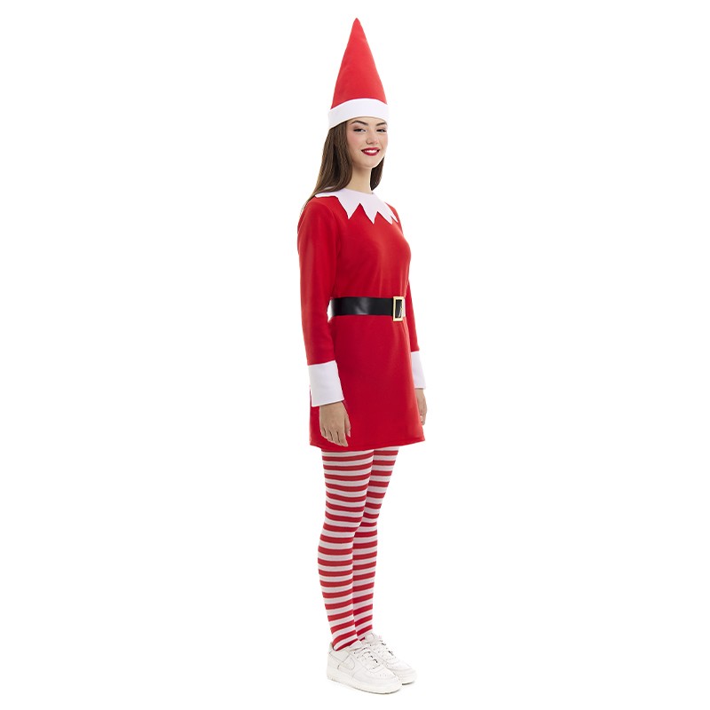Disfraz de Elfa Roja Polar para Mujer