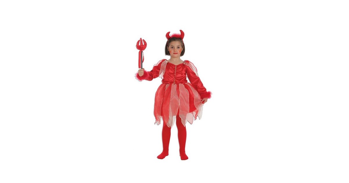 Disfraz de Diablilla con Falda y Varita para Niña - MiDisfraz