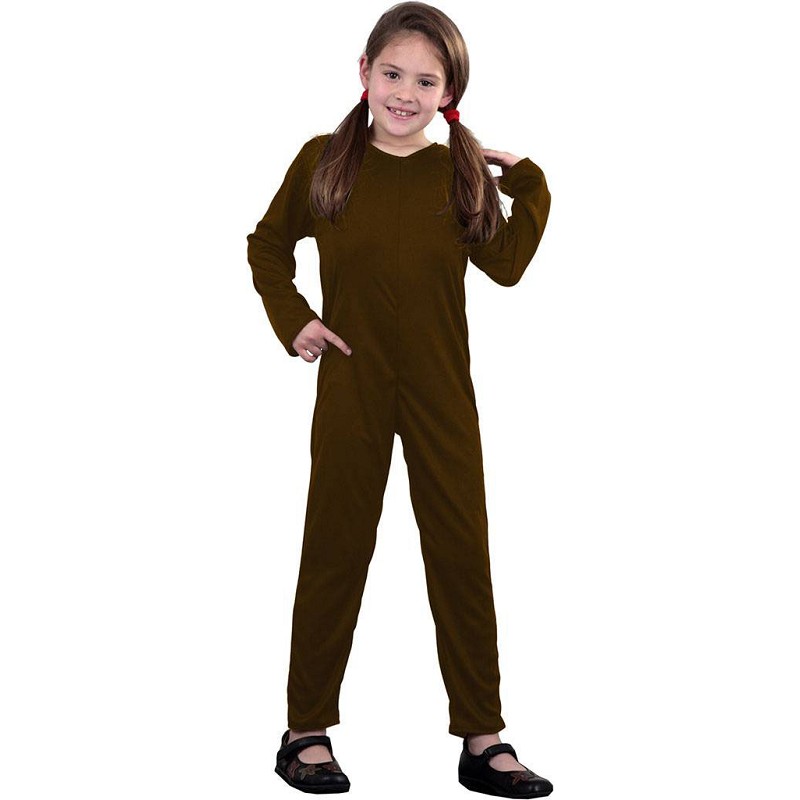 Mono Completo de Color Marrón para Niño de 10 años - MiDisfraz