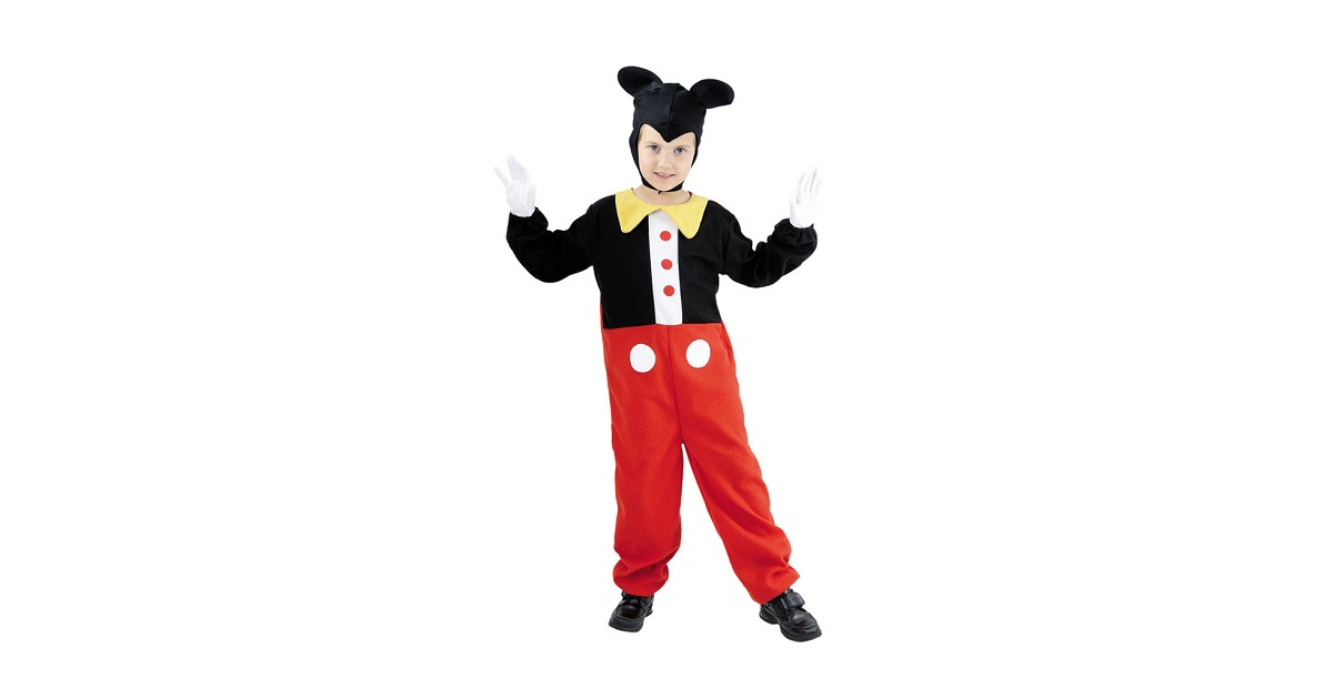 Disfraz de "Mickey Mouse" con Orejeras para Niño - MiDisfraz