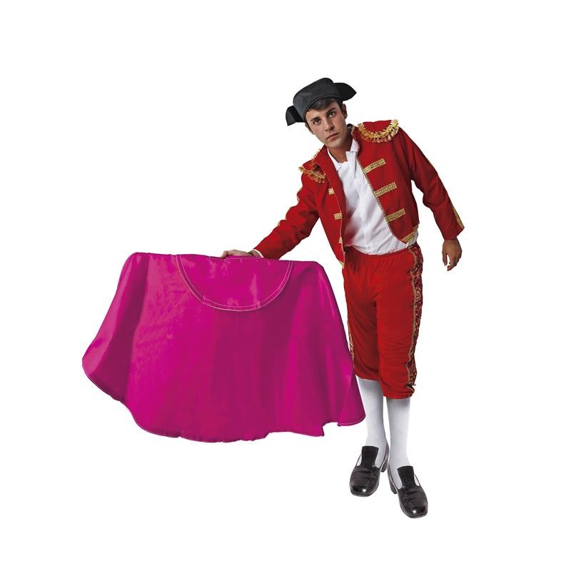 Clásico Capote en Amarillo y Rojo Grande de Torero - MiDisfraz