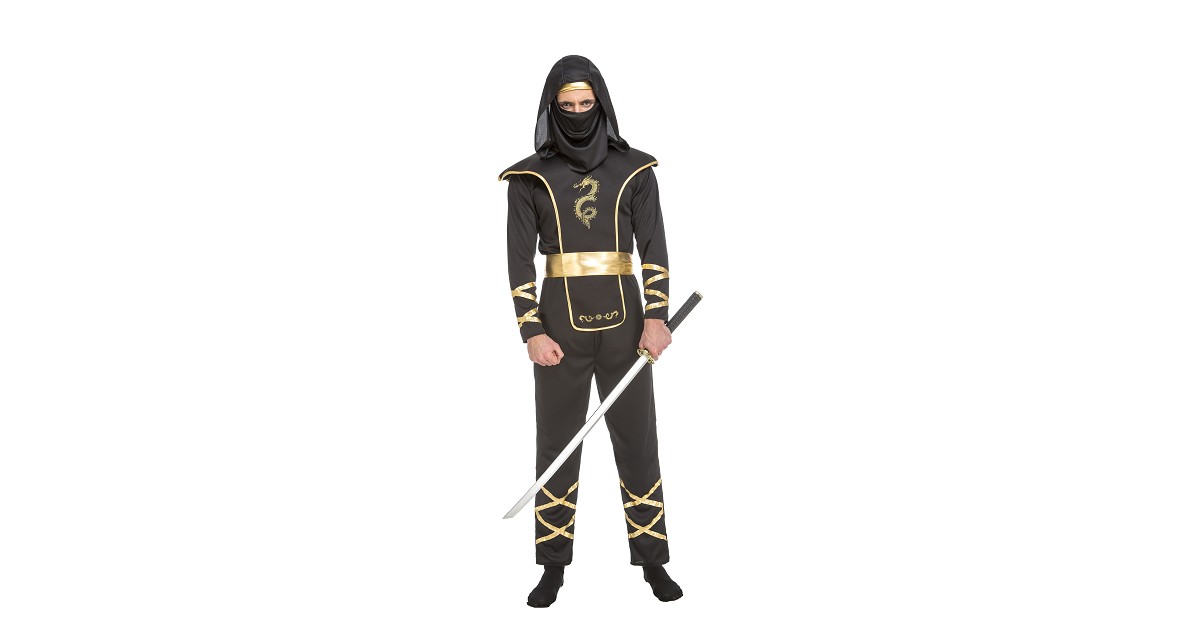 Disfraz de Ninja Negro para Hombre